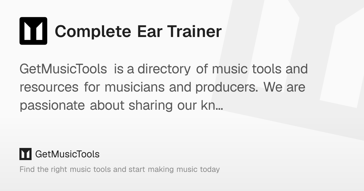 Complete Ear Trainer: Master intervals, chords, and scales by ear ...